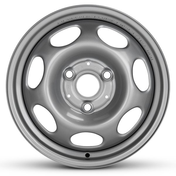 2008-2014 15x4.5 Smart Fortwo II Front Steel Wheel / Rim - Road Ready ...